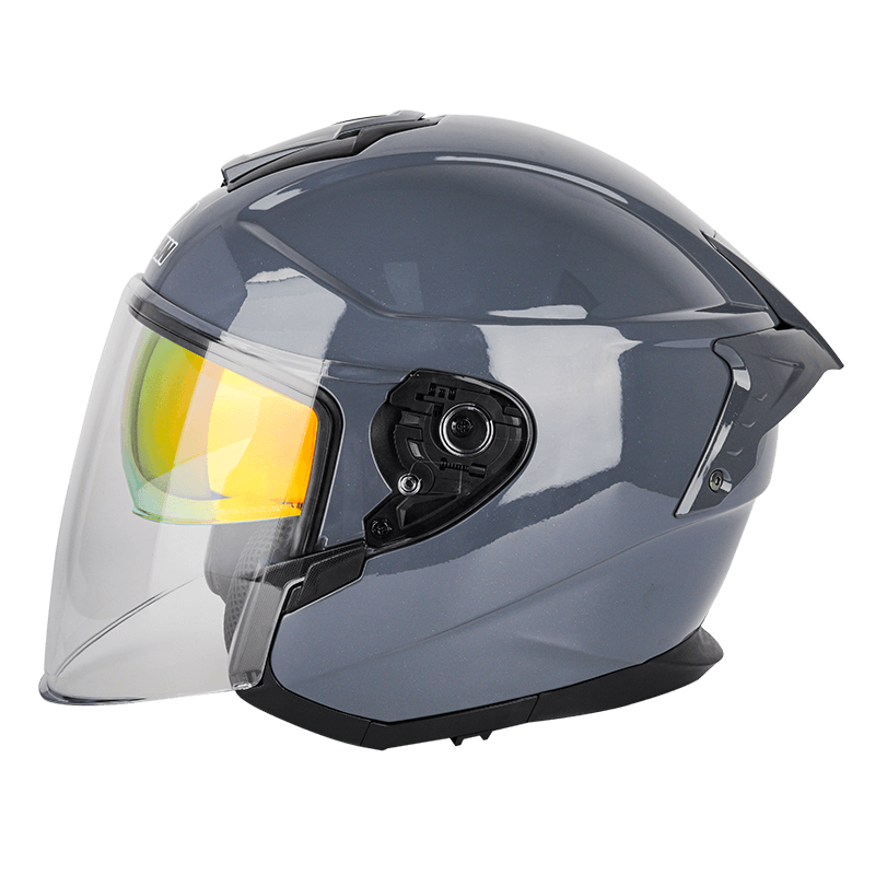Motorcycle helmet open face